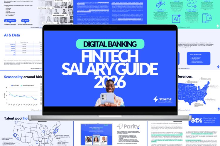 FinTech Banking Salary Guide US 2026 | Storm2 Salary Guide